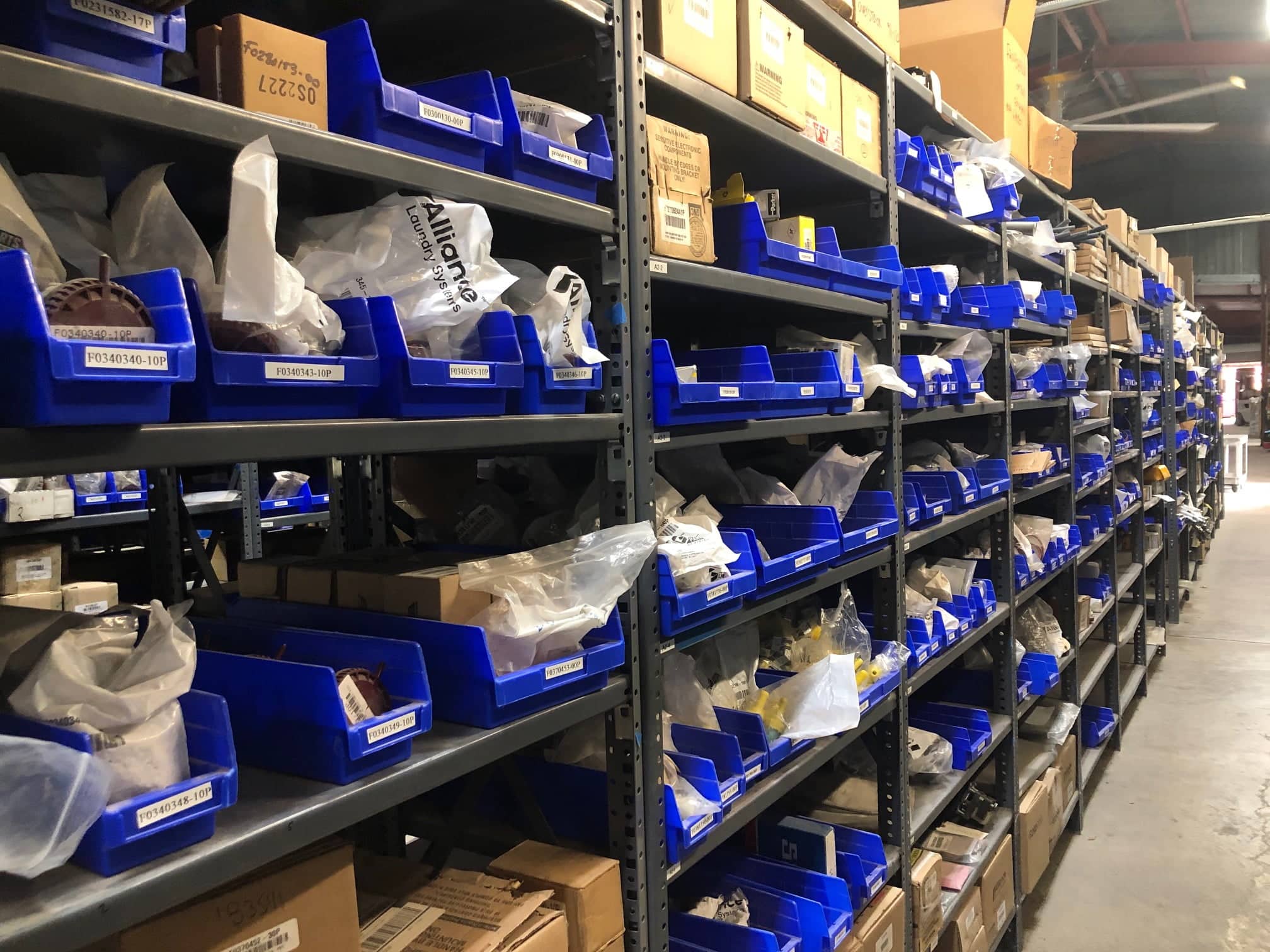 Parts Warehouse - Worldwide Laundry